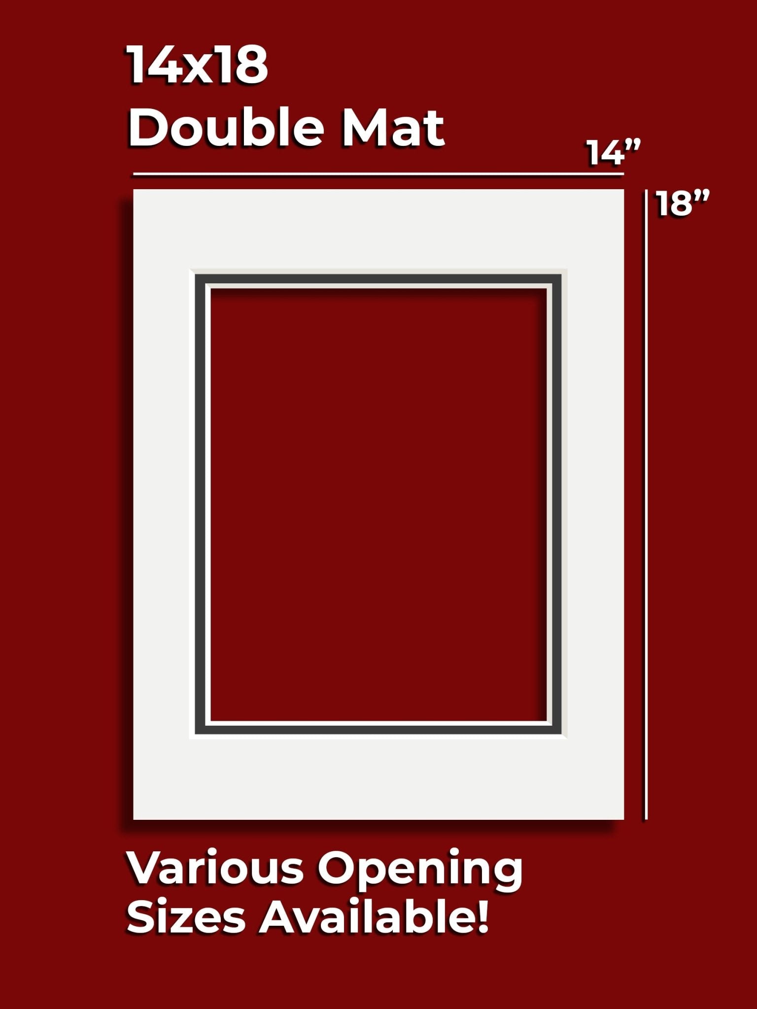 Decorative Series Double Mat - 14" x 18"