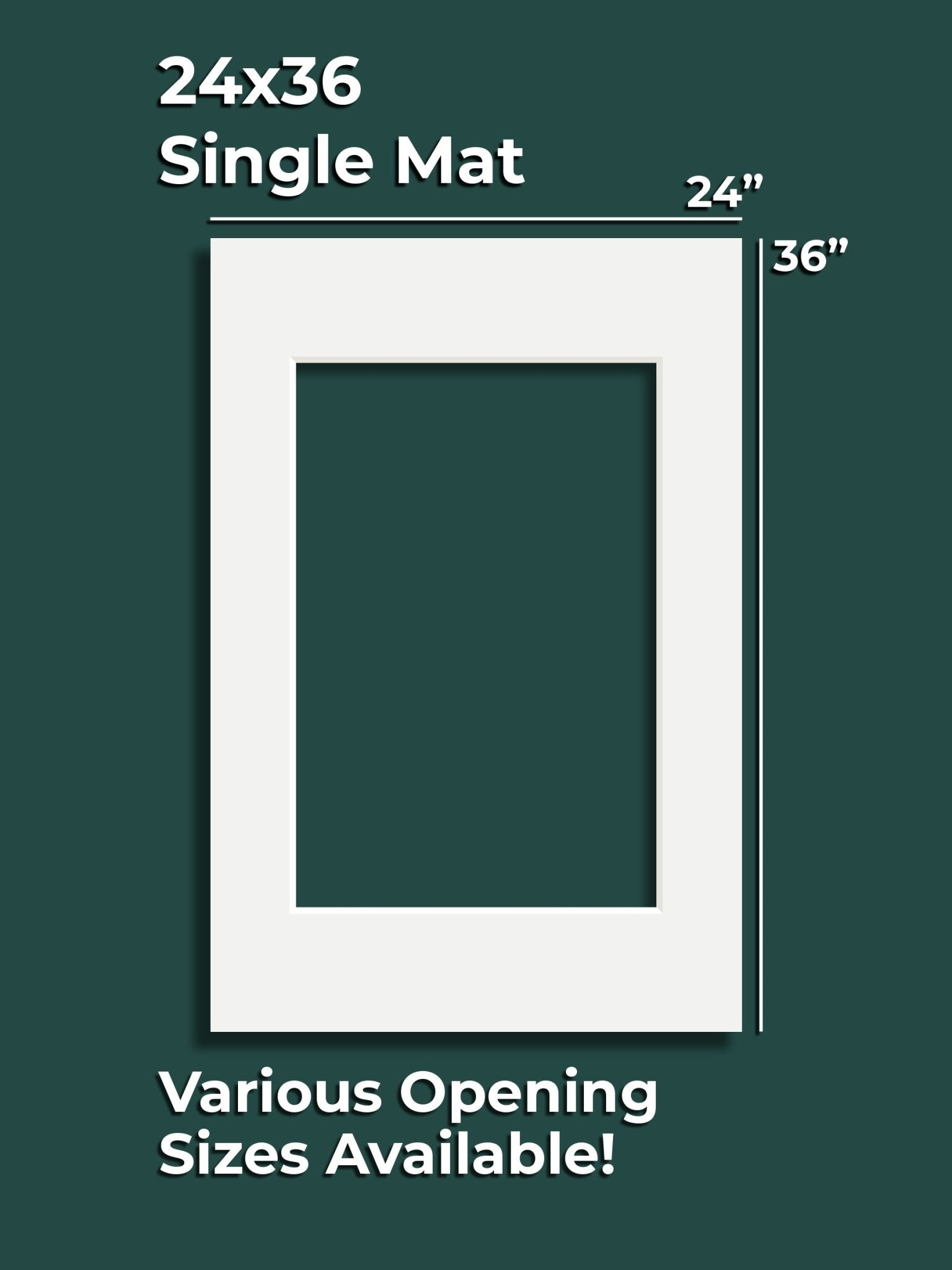 Museum Series Single Mat 24x36 - 100% Cotton Quality
